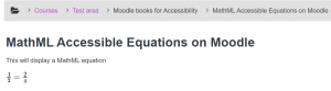 Using MathML with Moodle – Online Education – University of the Built ...